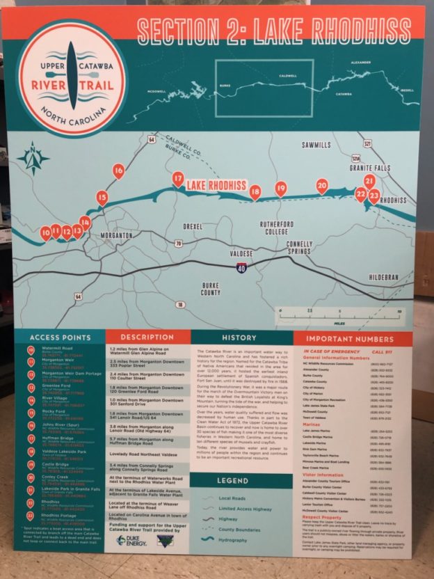 Upper Catawba River Paddle Trail – Friends of the Valdese Rec