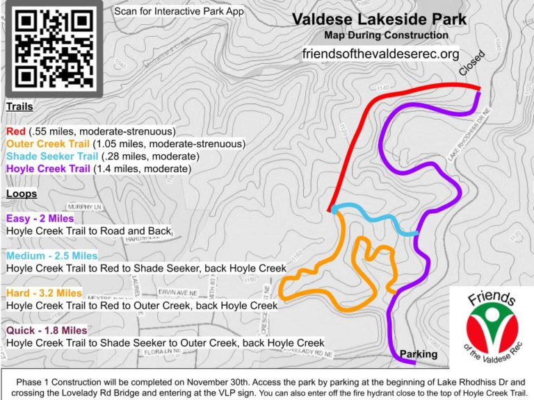 Printable Trail Map – Friends of the Valdese Rec